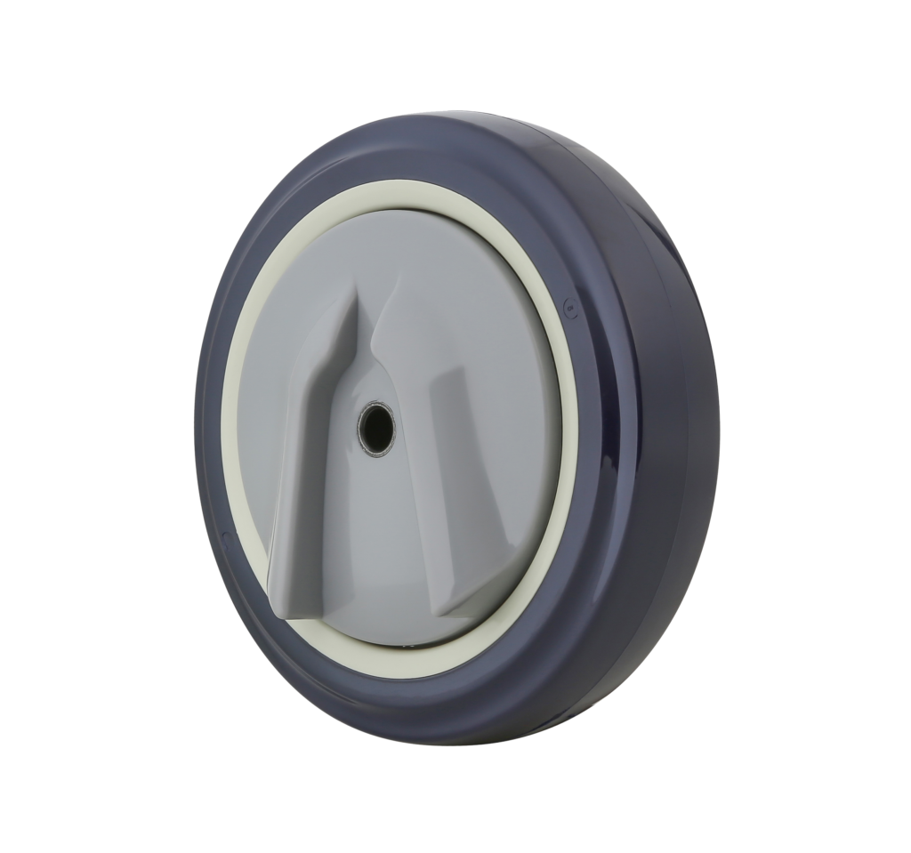 5” STANDARD POLY WHEEL W/THREAD GUARD - The Peggs Company